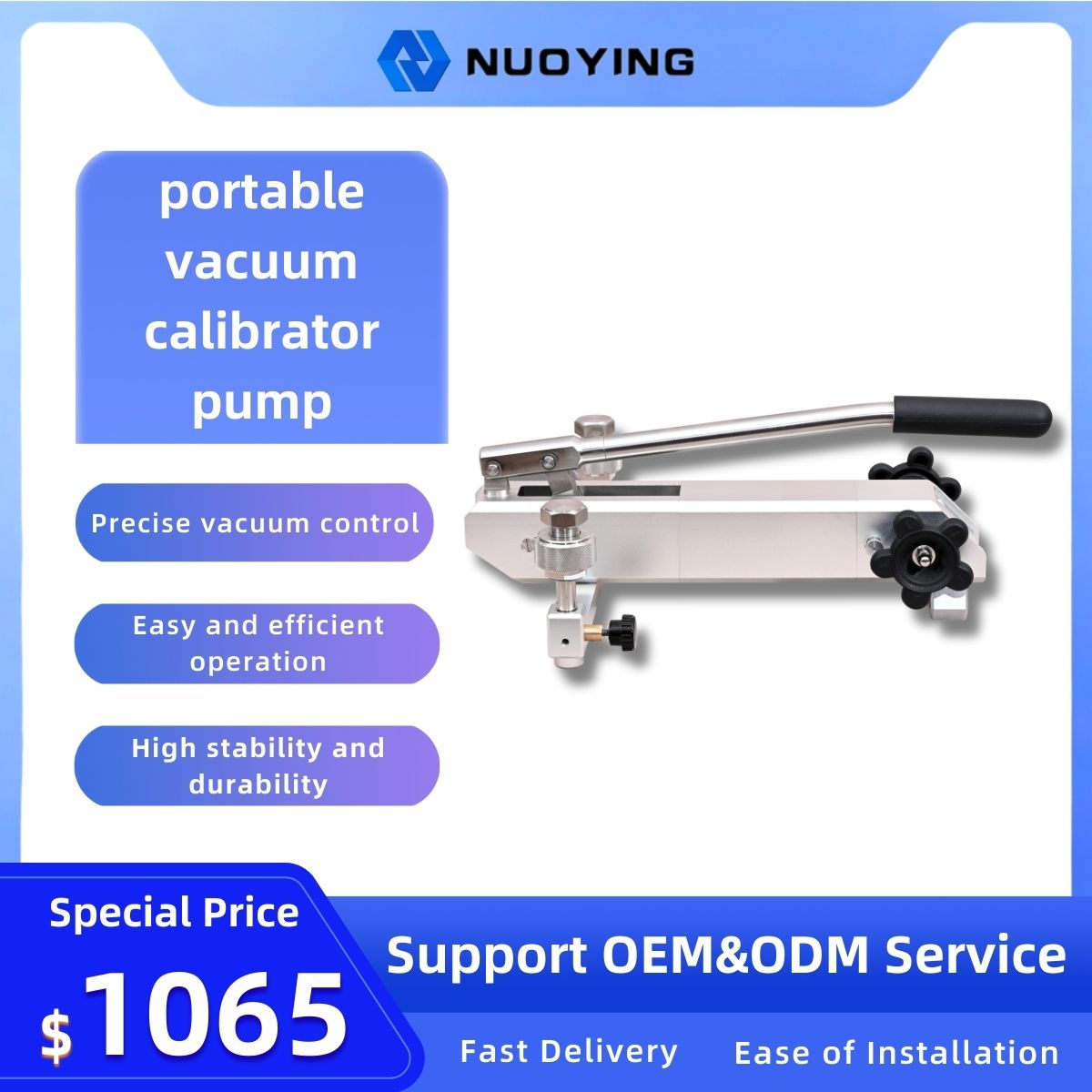 High-Precision Portable Vacuum Calibrator Pump: Compact & Reliable for ...